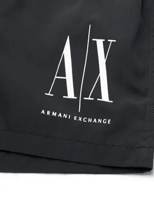 Armani Exchange Logo-print Swim Shorts