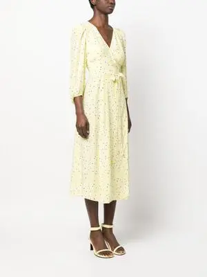P.a.r.o.s.h Floral-print Silk Wrap Dress