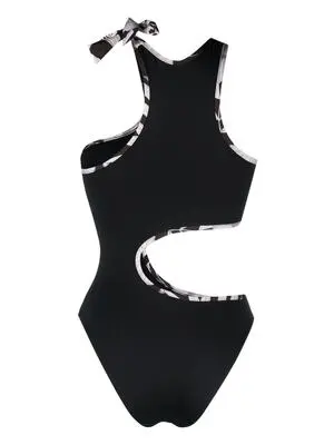 Pinko Cut-out Logo Swimsuit