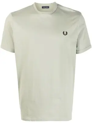 Fred Perry Ringer Logo-embroidered T-shirt