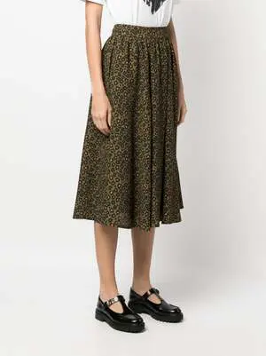Kenzo Floral-print Midi Skirt