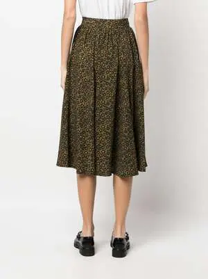 Kenzo Floral-print Midi Skirt