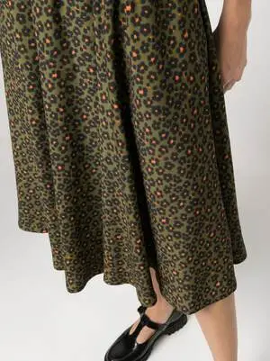 Kenzo Floral-print Midi Skirt