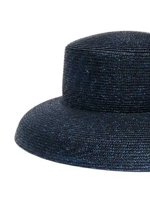 Alberta Ferretti Raffia Bucket Hat