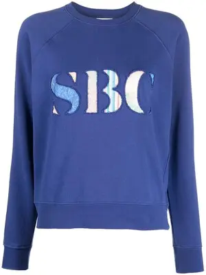 See By Chloé Cut-out Logo Sweatshirt - Blue