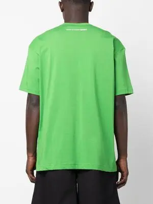 Comme Des Garçons Short-sleeve Round-neck T-shirt - Green