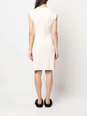 YVES SALOMON Fine-ribbed Sleeveless Mini Dress