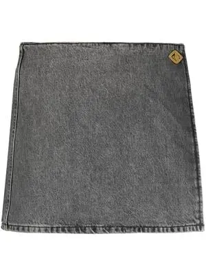 GANNI Wrap Mini Skirt