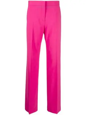 MSGM High-waisted Wide-leg Trousers