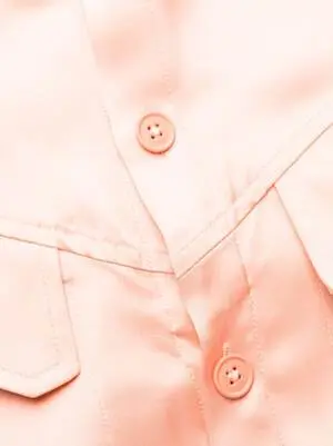 Off-White Twist-detail Shirt Dress