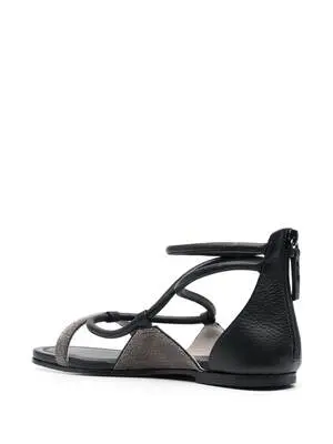 Fabiana Filippi 10mm Open-toe Leather Sandals