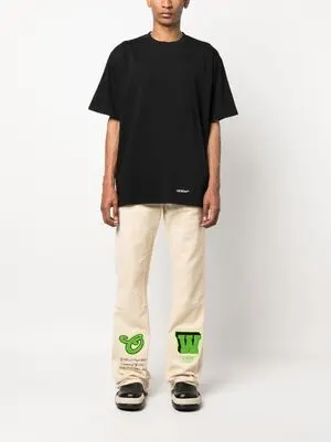 Off-White Scribble Diagonals-print T-shirt