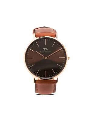 DANIEL WELLINGTON Classic St Mawes 40mm Watch - Brown