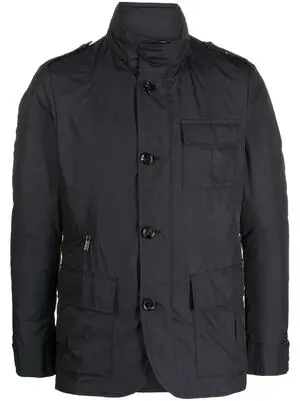 MOORER Porto Lightweight Jacket - Blue