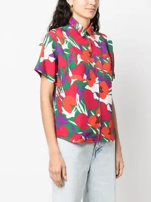 A.p.c. Floral-print Shirt