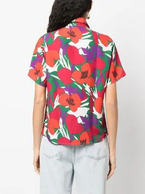 A.p.c. Floral-print Shirt