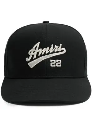 Amiri Embroidered-logo Hat - Black