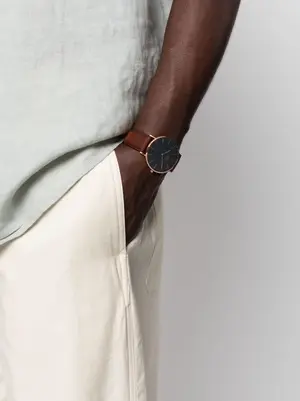 DANIEL WELLINGTON 40mm Strap Watch - Blue