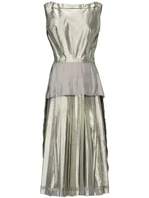 MAISON MARGIELA Work-in-progress Midi Dress - Silver
