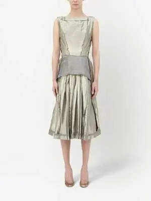 MAISON MARGIELA Work-in-progress Midi Dress - Silver