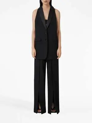 Burberry Wool Wide-leg Trousers