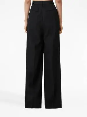 Burberry Wool Wide-leg Trousers