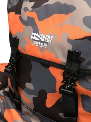 Dsquared2 Camouflage Print Backpack