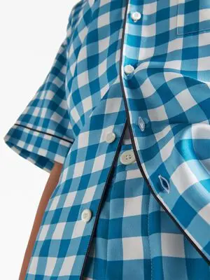 Prada Check-print Bermuda Shorts