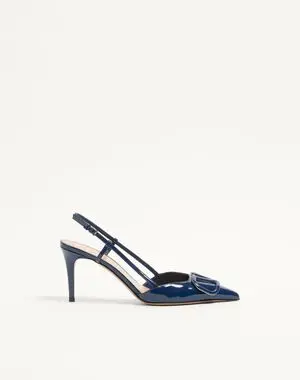 VALENTINO GARAVANI WITH UNDERCOVER Garavani Vlogo Signature Slingback Pumps - Blue