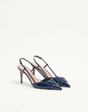 VALENTINO GARAVANI WITH UNDERCOVER Garavani Vlogo Signature Slingback Pumps - Blue