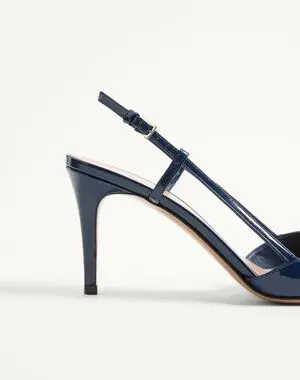 VALENTINO GARAVANI WITH UNDERCOVER Garavani Vlogo Signature Slingback Pumps - Blue