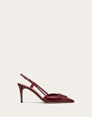 VALENTINO GARAVANI WITH UNDERCOVER Valentino Garavani VLogo Signature Slingback Pumps Maroon