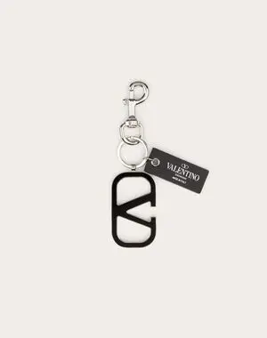 Valentino Garavani VLogo Signature Cardholder Palladium/black