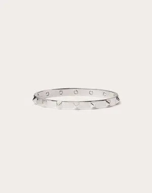 Valentino Garavani Valentino Garavani Rockstud Metal Bangle Palladium