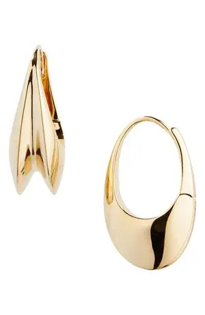 Saint Laurent Arty Hoop Earrings