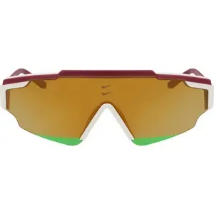Nike Marquee Edge Shield Sunglasses - Night Maroon/bronze Mirror