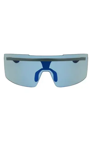 Nike Echo Shield Sunglasses - Matte Vintage Green / Blue Mir