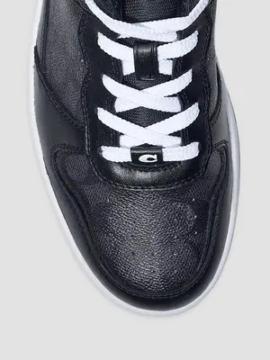COACH Signature Leather Monogrammed Sneakers