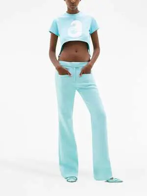 COURREGES Flared Trousers - Blue