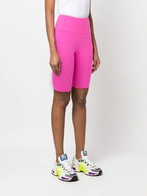 MSGM High-waist Stretch Shorts