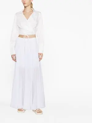 Charo Ruiz Ibiza Norma Fluted Maxi Skirt
