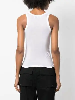 Coperni Semi-sheer Racerback Top - White