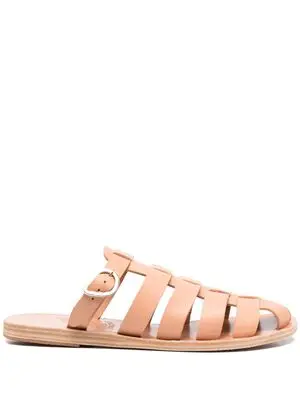 Ancient Greek Sandals Round Toe Flats For Women
