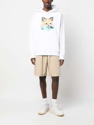 Maison Kitsuné Fox-print Hoodie