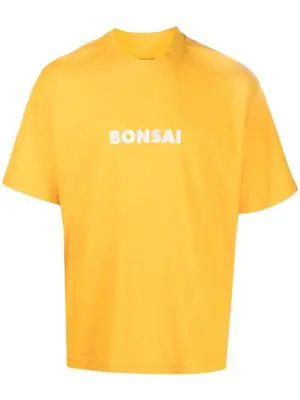BONSAI Logo-print T-shirt - Orange