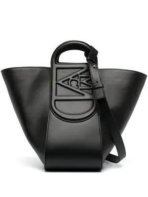 Mcm Large Travia Leather Tote Bag