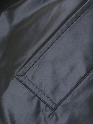 Herno Techno Taffeta Parka Coat - Blue