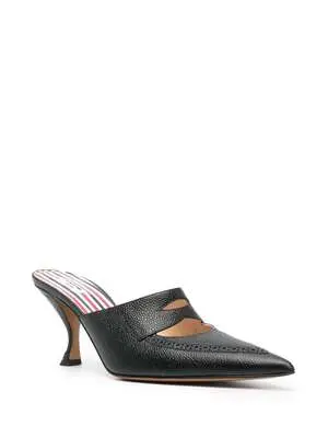 Thom Browne 75mm Cut-out Leather Mules