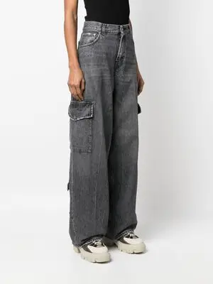 HAIKURE Bethany Marble Cargo Trousers