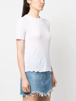 SEMICOUTURE Lettuce-hem T-shirt